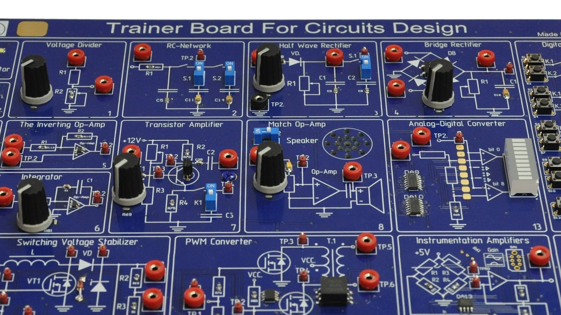 Trainer Board For Circuit Design — Modular Engineering