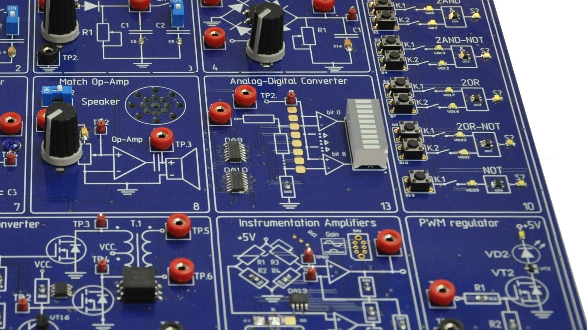 Trainer Board For Circuit Design — Modular Engineering